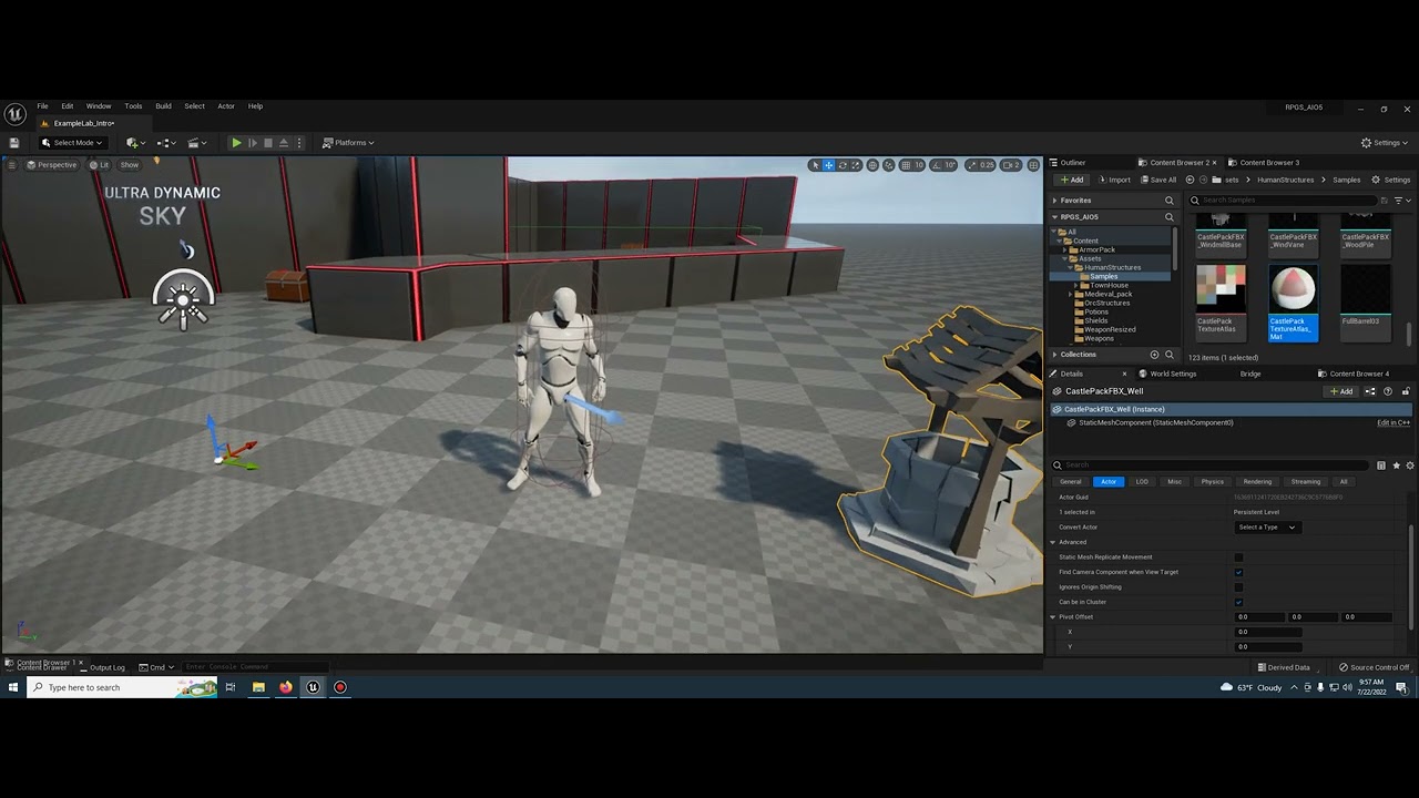 Reset your mesh's pivot point in UE5. Using the UE5 Modeling Tools. - YouTube