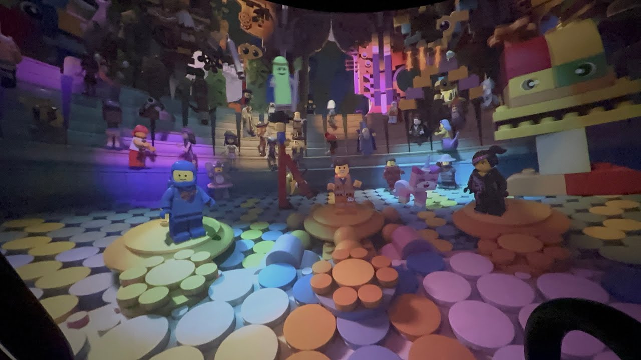 The LEGO Movie: Masters Of Flight - FULL Experience - Queue, Preshow ...