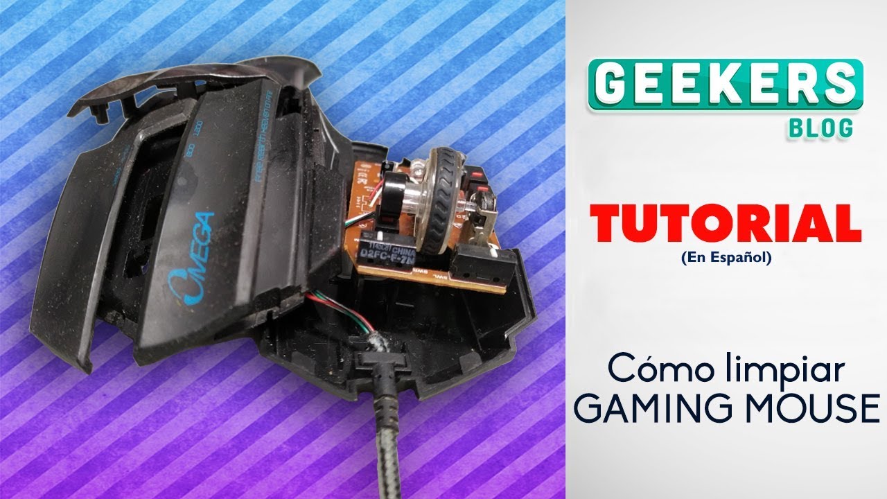 Cómo limpiar popular Gaming Mouse Lowcost 💻 | Tutorial en Español - YouTube