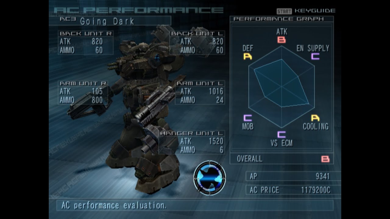 Armored Core AC Showcase - Going Dark (AC Nexus) - YouTube