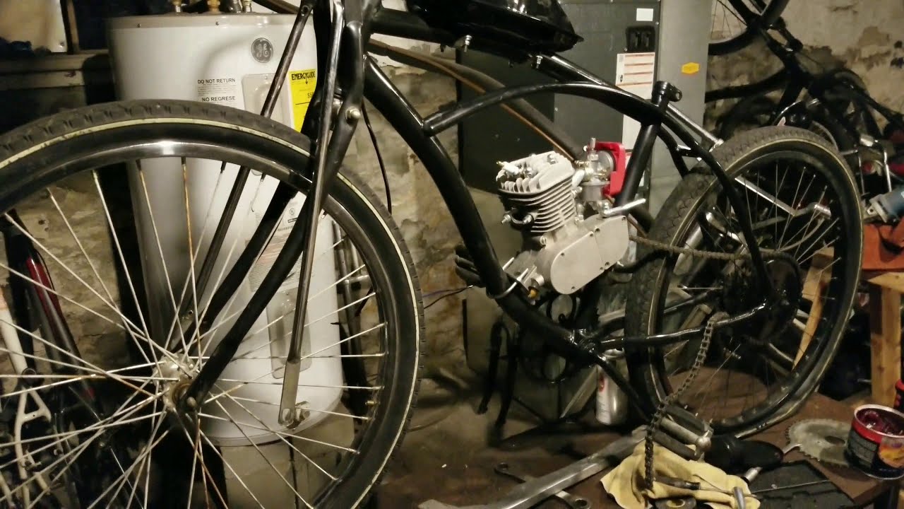 Motorized bike build pt 2 - YouTube