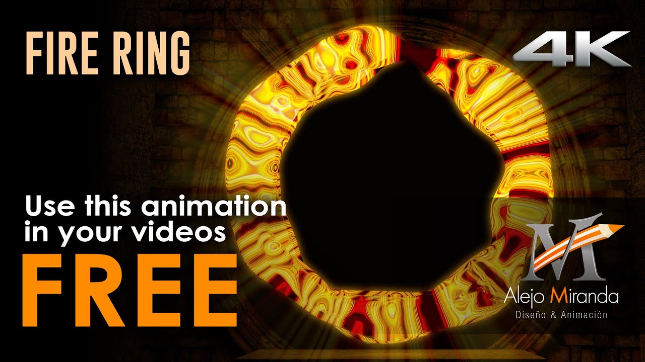 Use this animation in your own video. Circular ring of incandescent ...