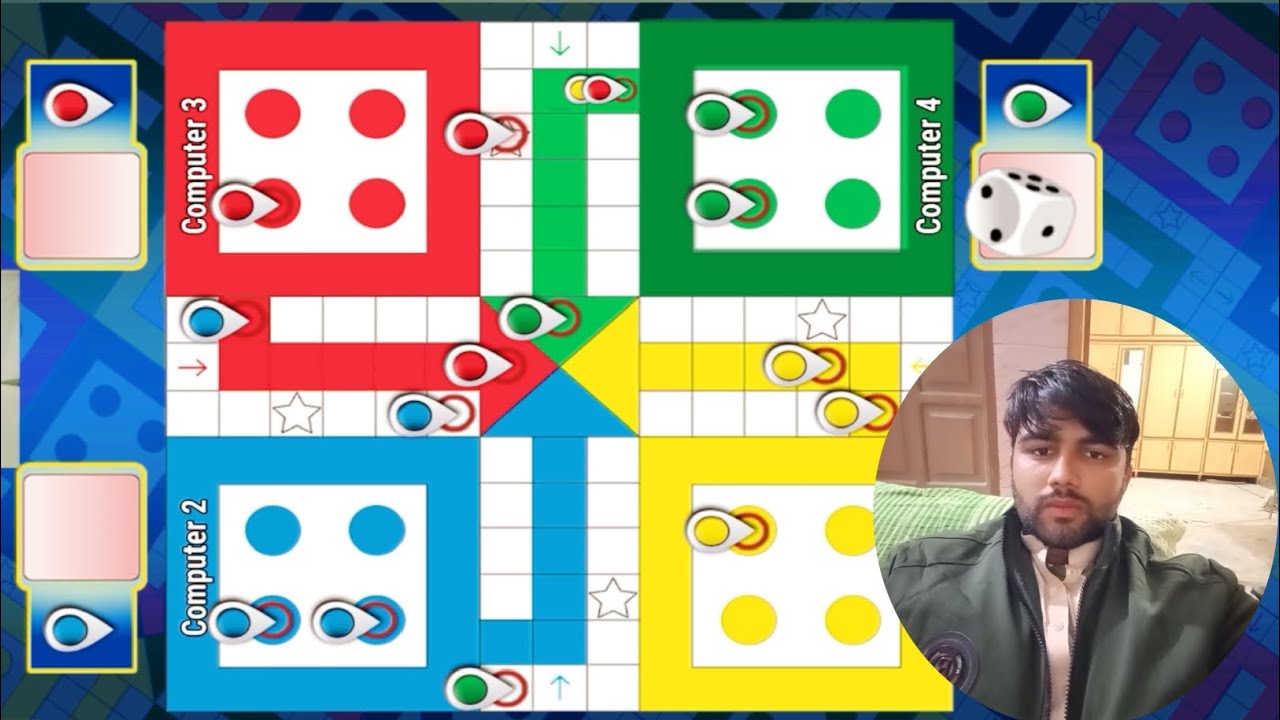 ludo king 4 players Mobile GamePlay | ludo king offline Game #23 - YouTube