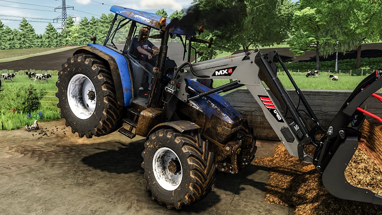 Too heavy for this tractor, New Holland TM 155 - FS 22 Thrustmaster ...