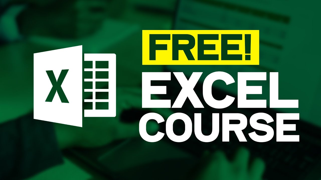 FREE Excel Course For Beginners - Learn From Home! - YouTube
