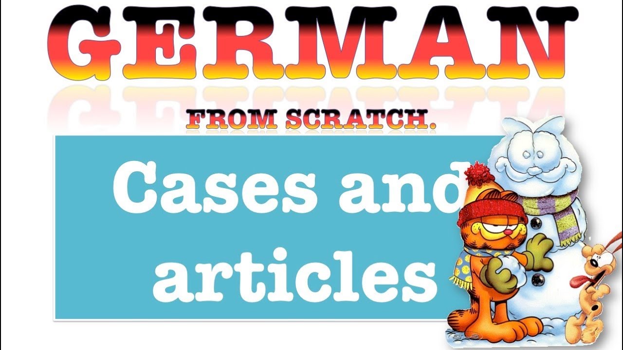 German crash course. Lesson 4. Cases and articles - YouTube