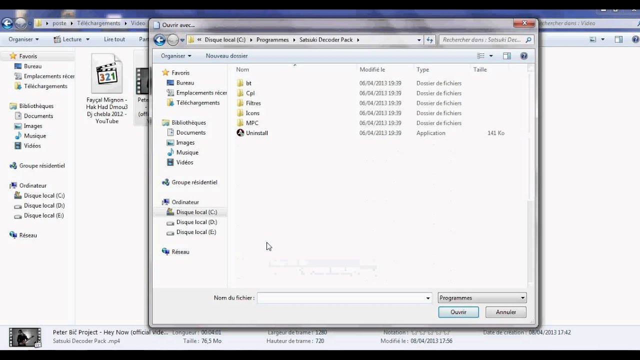 How to open video with program media player classic - YouTube