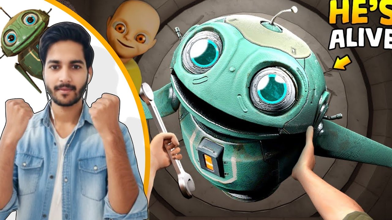 I MET NEWT ROBOT | THE BABY IN YELLOW (ACT 3) #3 - YouTube
