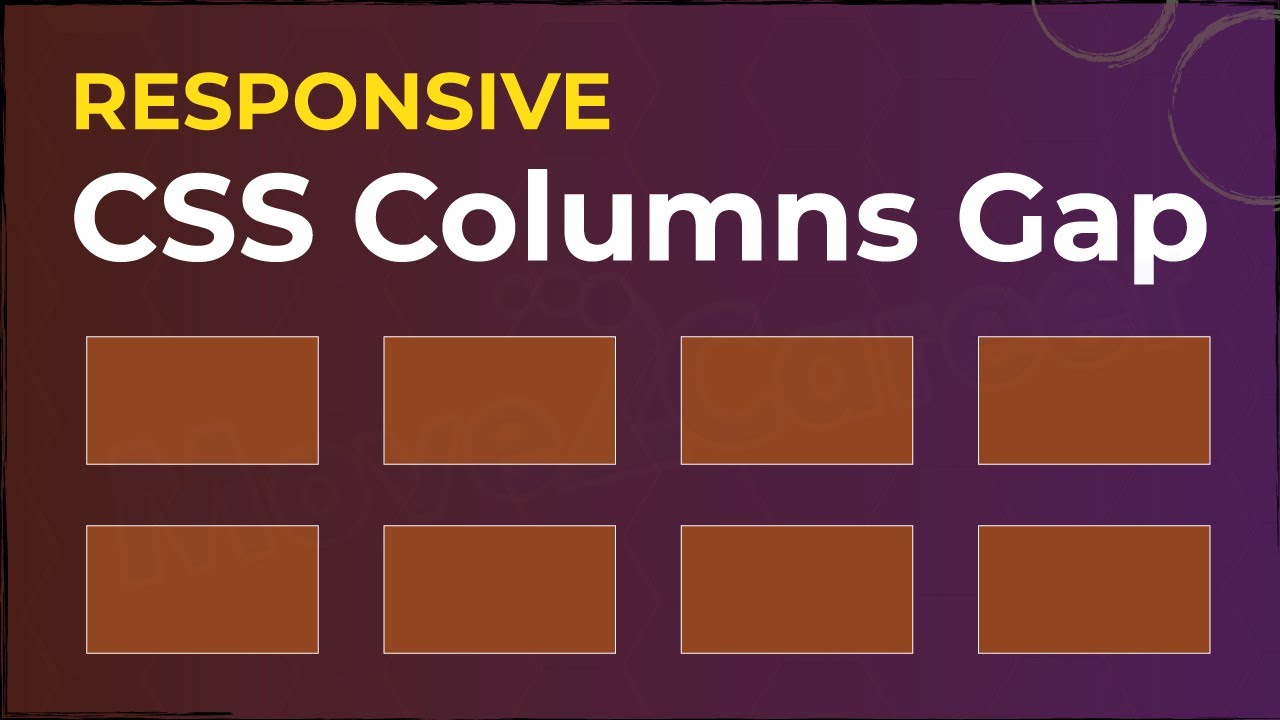 CSS Columns Gap - YouTube