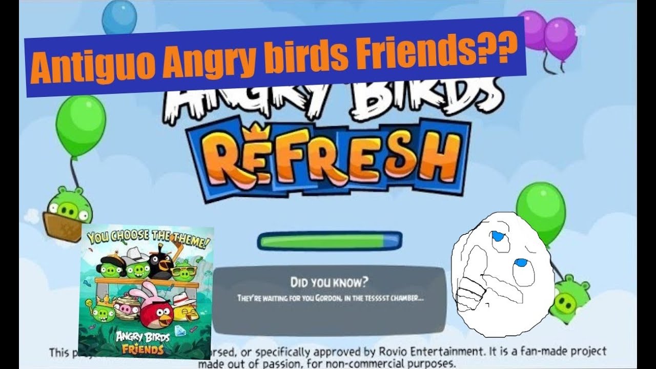 Angry birds Refresh ¿El retorno del antiguo Angry Birds Friends? - YouTube