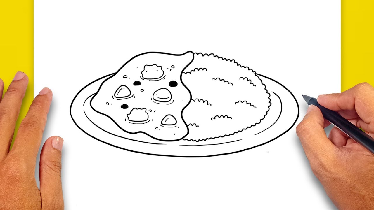 How to draw Curry Rice - YouTube