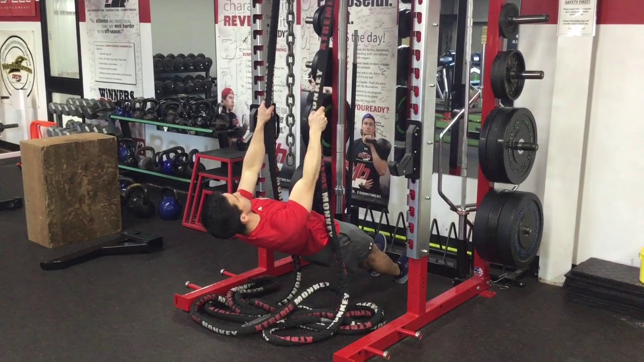 Rope Inverted Rows - YouTube