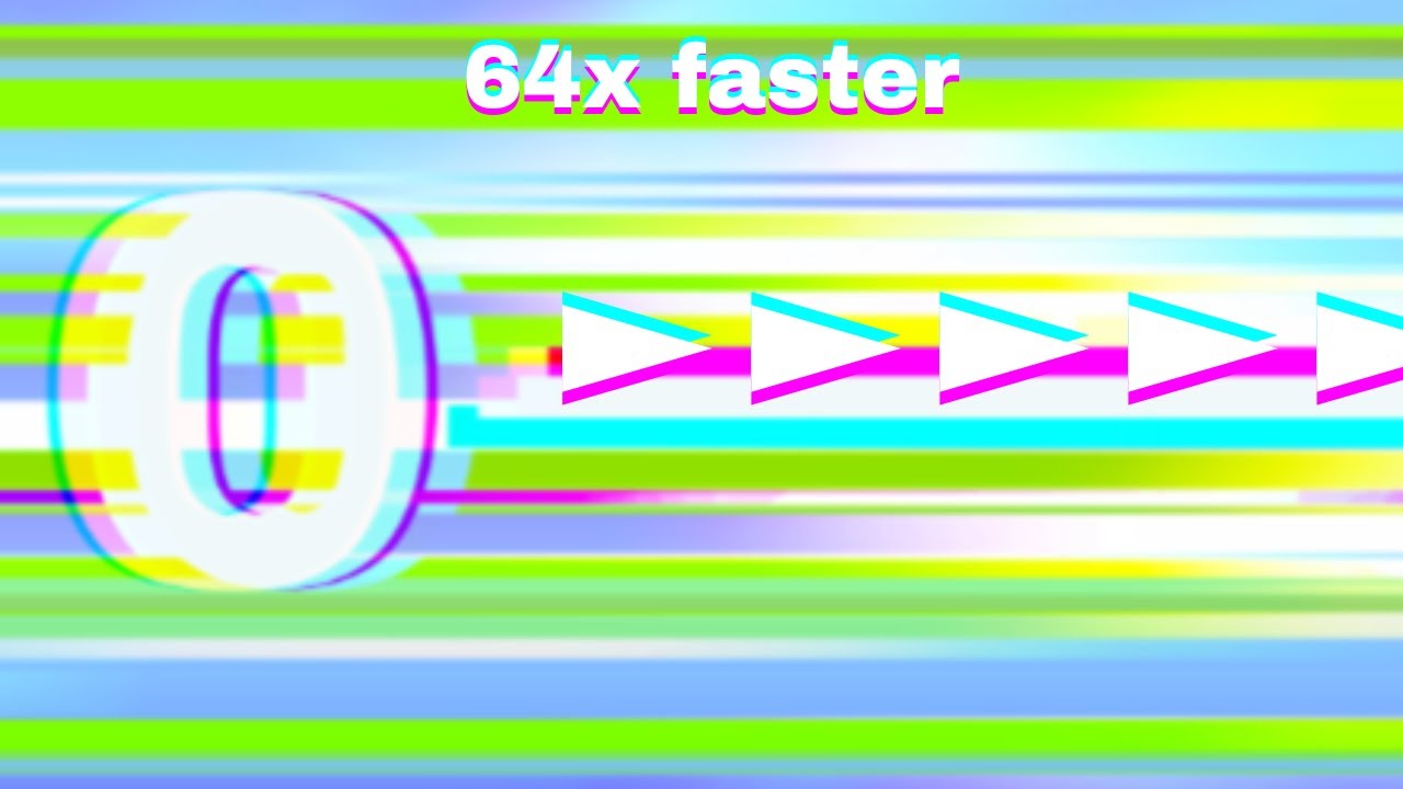 Numbers 0 to ABSOLUTELY EVERYTHING (My Version), but it's 64x speed ...