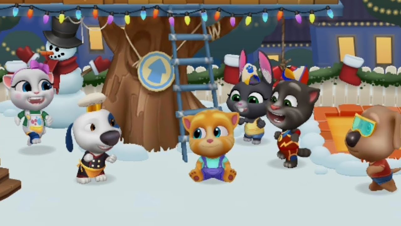 Ginger joins Talking Tom and his Friends 😃 | Learn & Play - YouTube
