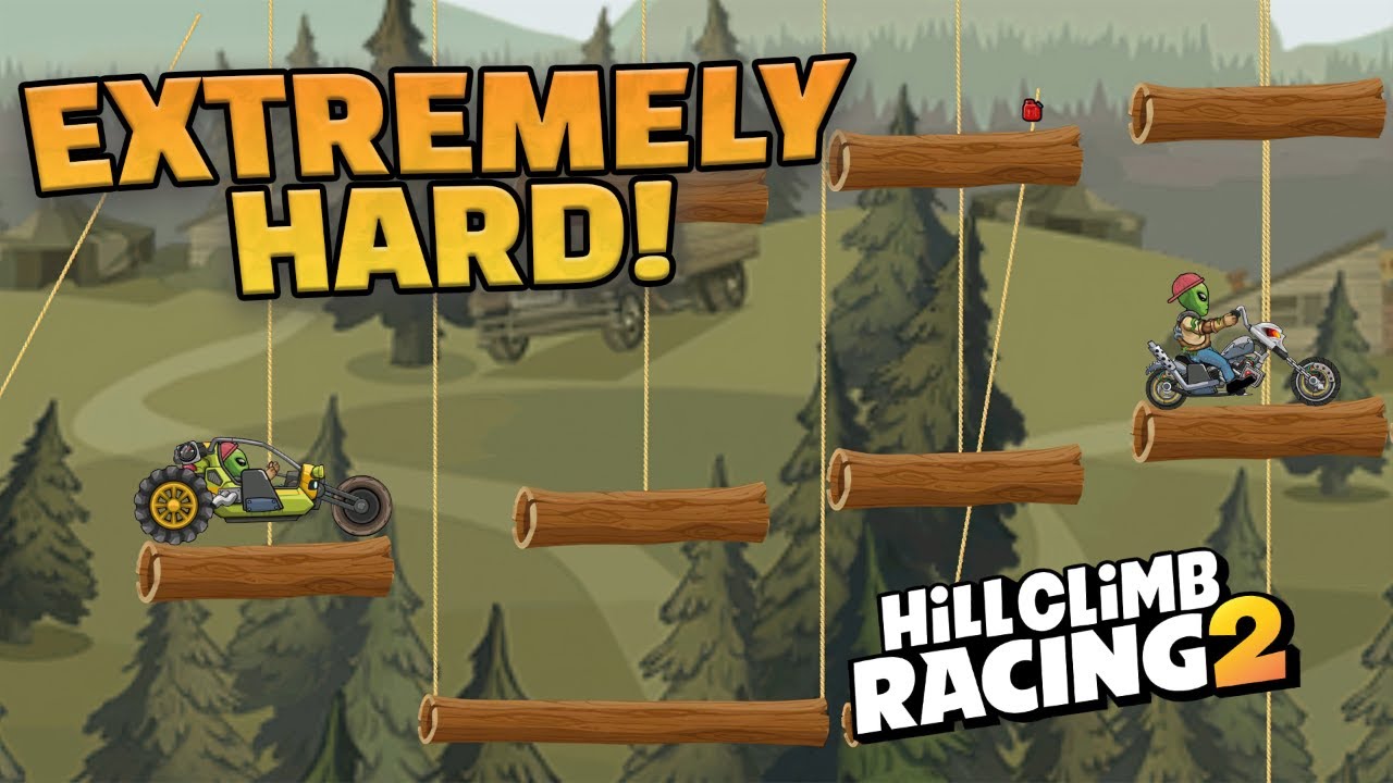 🤯Extremely Hard Log Only Map! Hill Climb Racing 2 Map Maker Update ...