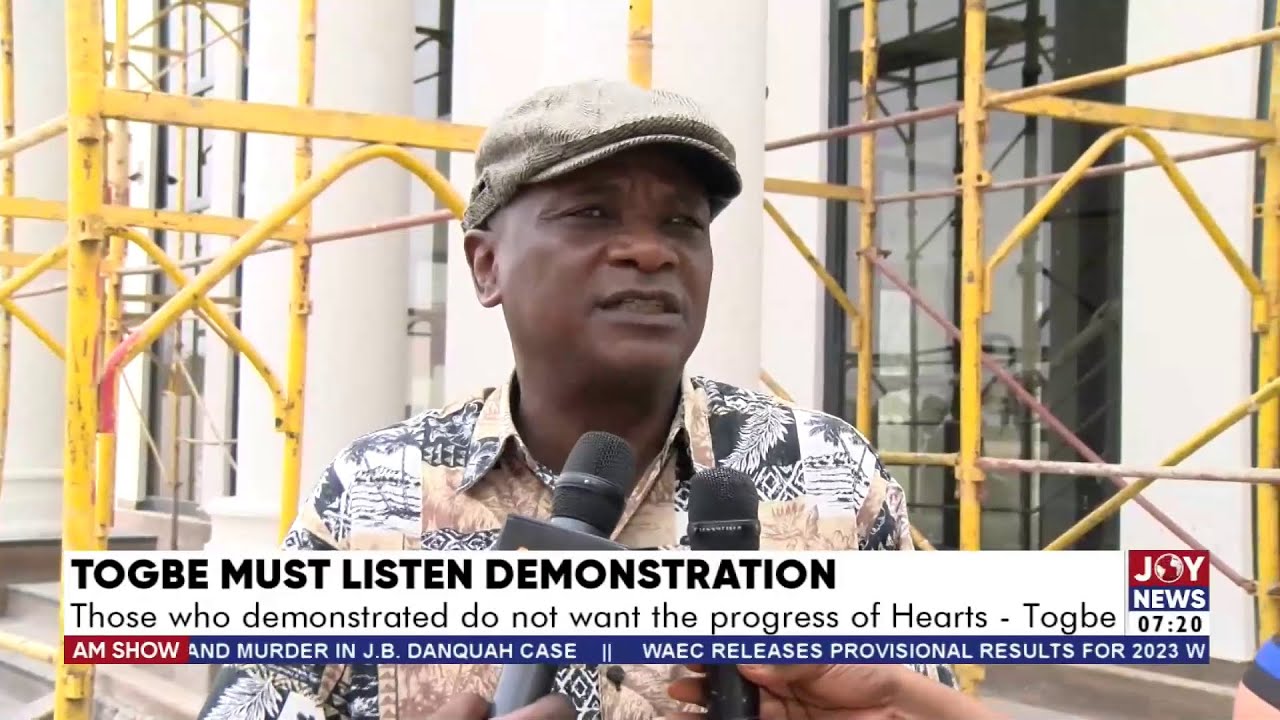 #TogbeMustListen Demo: Hearts of Oak fans call on Togbe Afede to resign ...