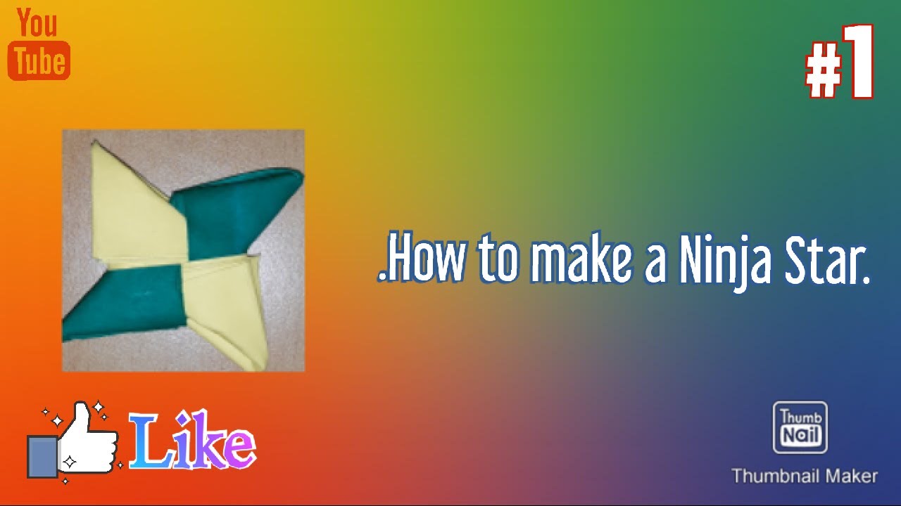 How To Make A Ninja Star YouTube how-to-make-a-ninja-star-youtube