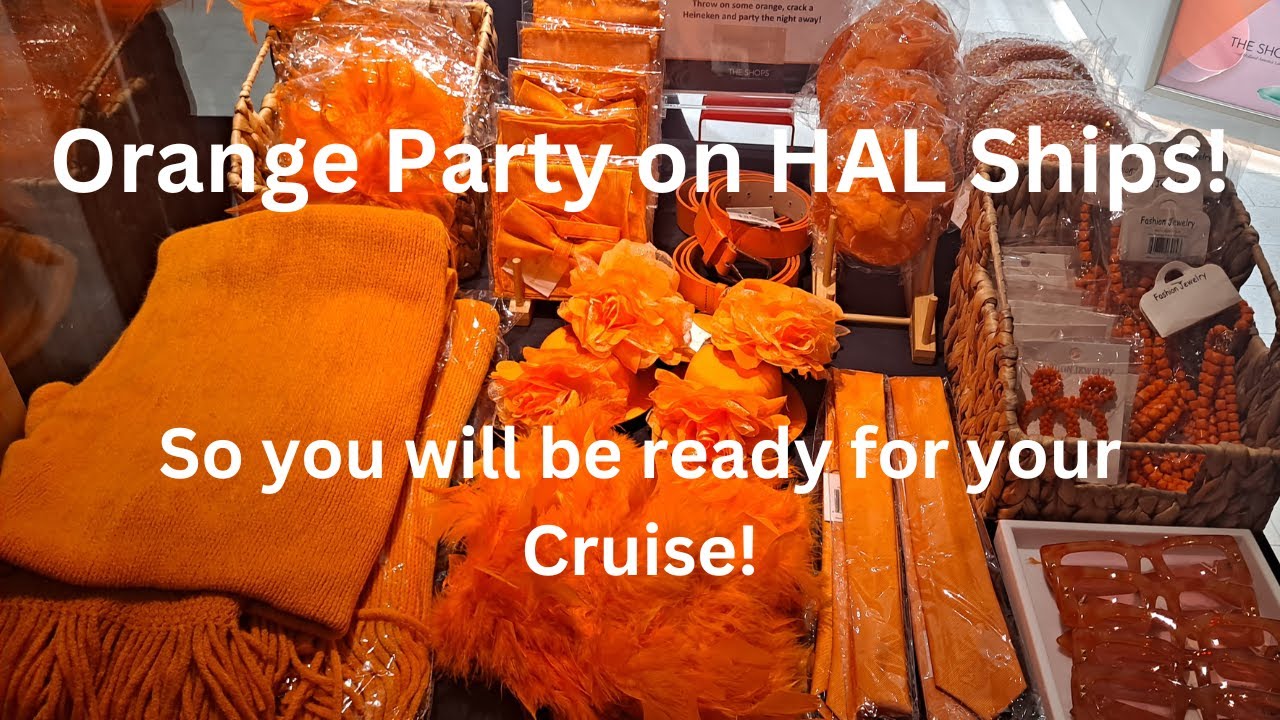 Orange Party on Holland America! - YouTube