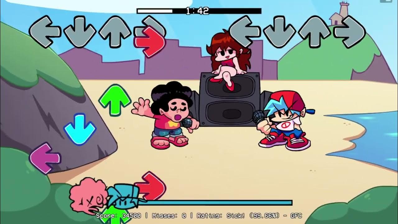 FNF: BEACH PARTY - VS Steven Universe - Beach Party - YouTube