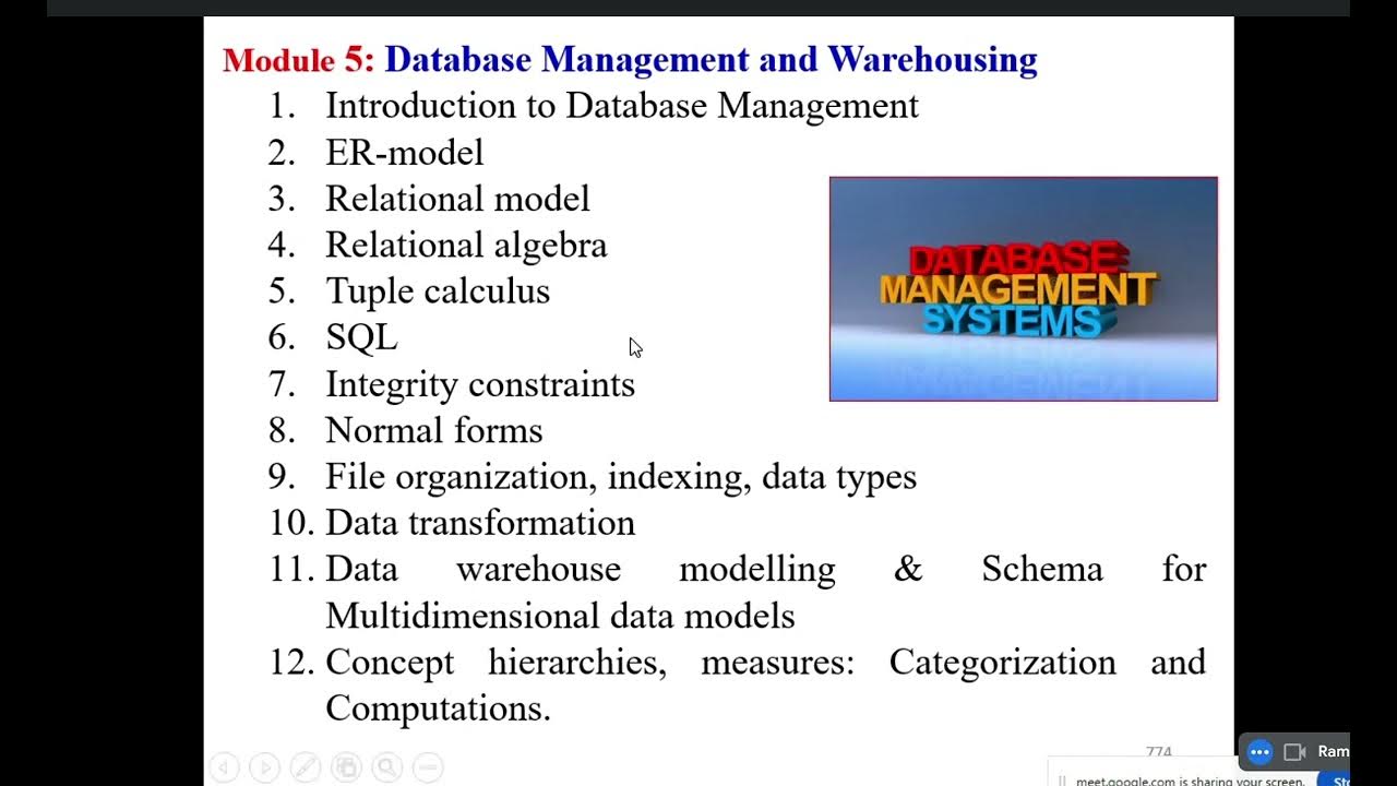 Dr Asadi Lecture 21 on Data Science DBMS - YouTube