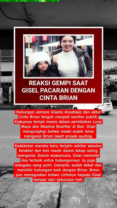 Reaksi Gempi saat Gisel pacaran dengan Cinta Brian #shorts #artis #pacaran - YouTube