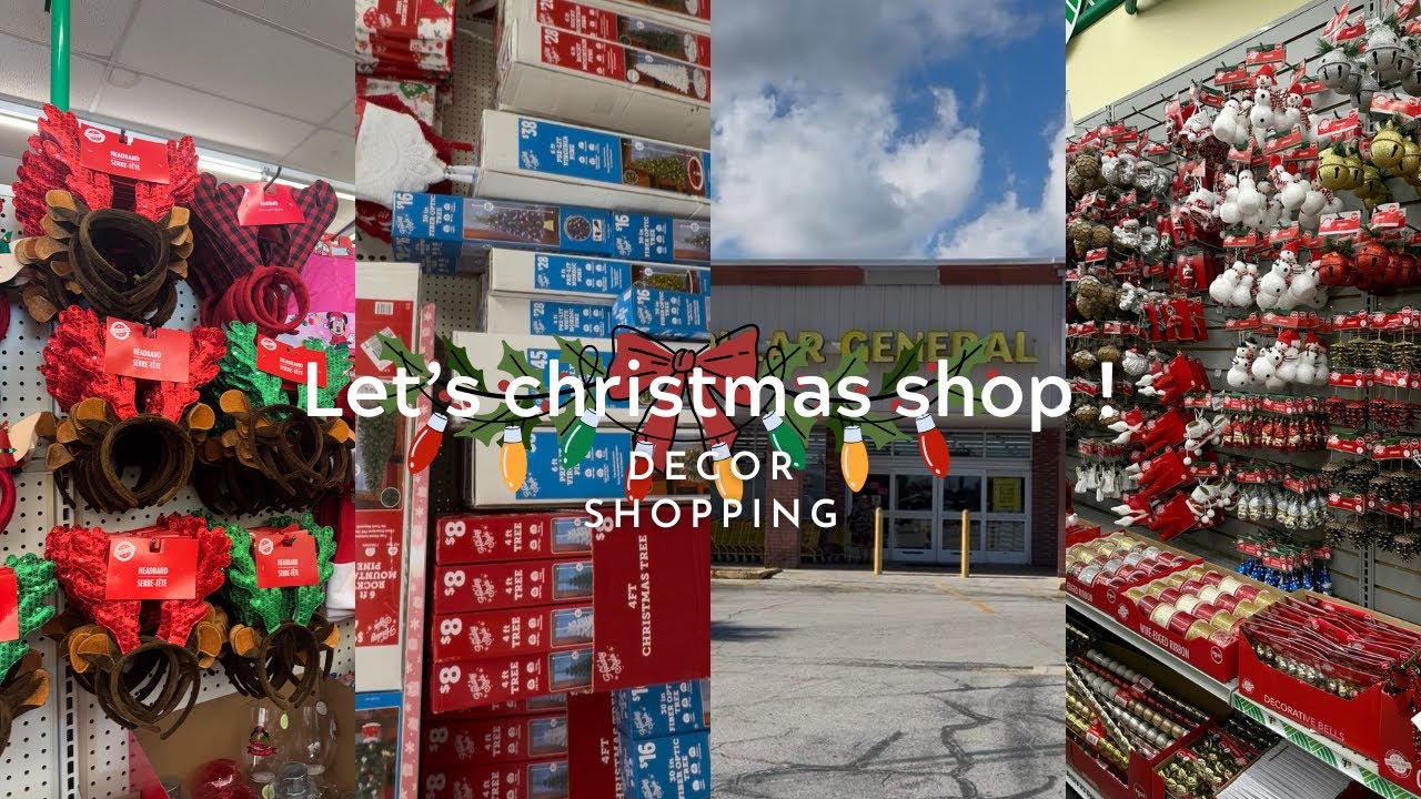 Let’s go Christmas shopping! || Dollar tree, Dollar General Christmas ...