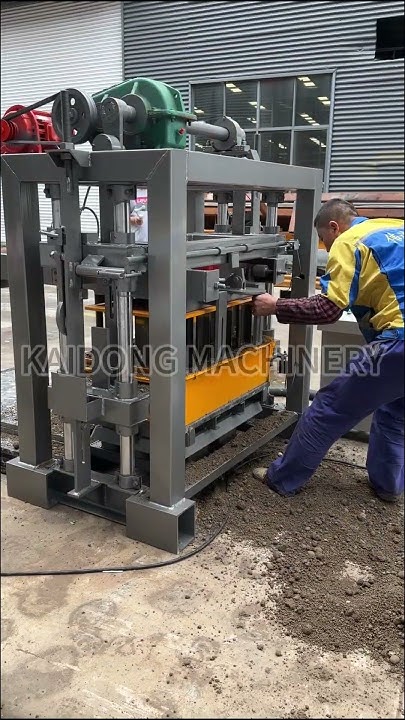 KaiDong QT4-40 semi automatic brick machine #machine # ...