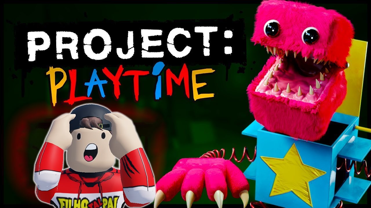 PROJECT: PLAYTIME - Joguei com o BOXY BOO e o HUGGY WUGGY - YouTube