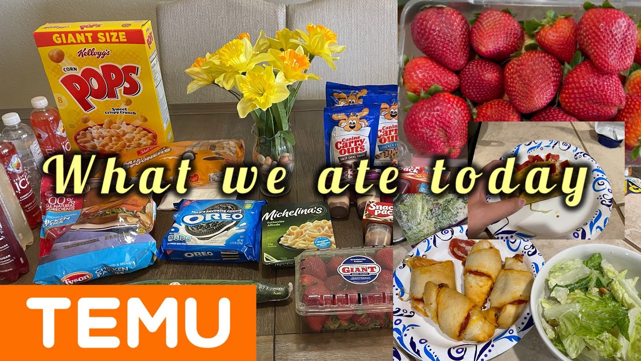 Grocery haul, taste test and spring Temu clothing! #temu - YouTube