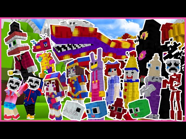 Minecraft มายคราฟแกล้งพี่เคนให้ Pomni ดูดเข้าประตูโลก The amazing ...