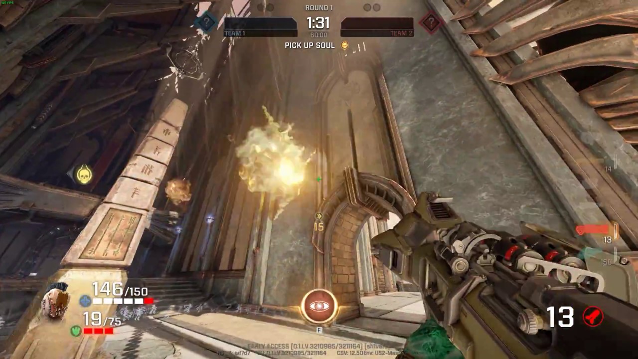 Quake Champions: Q2 Rocket Launcher skin - "Peacemaker" - YouTube