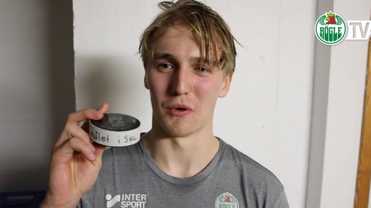 Linus Sjödin glad premiärmålskytt - YouTube