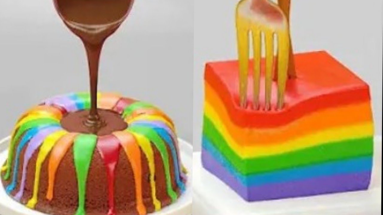 10+ Indulgent Colorful Cake Recipes | Best and perfect Yummy Cake ...