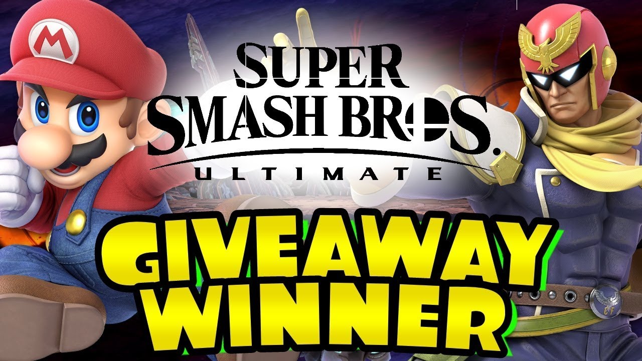 Super Smash Bros Ultimate Giveaway Winner! - YouTube