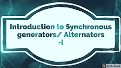 SYNCHRONOUS GENERATOR ( COMPLETE COURSE ) - YouTube