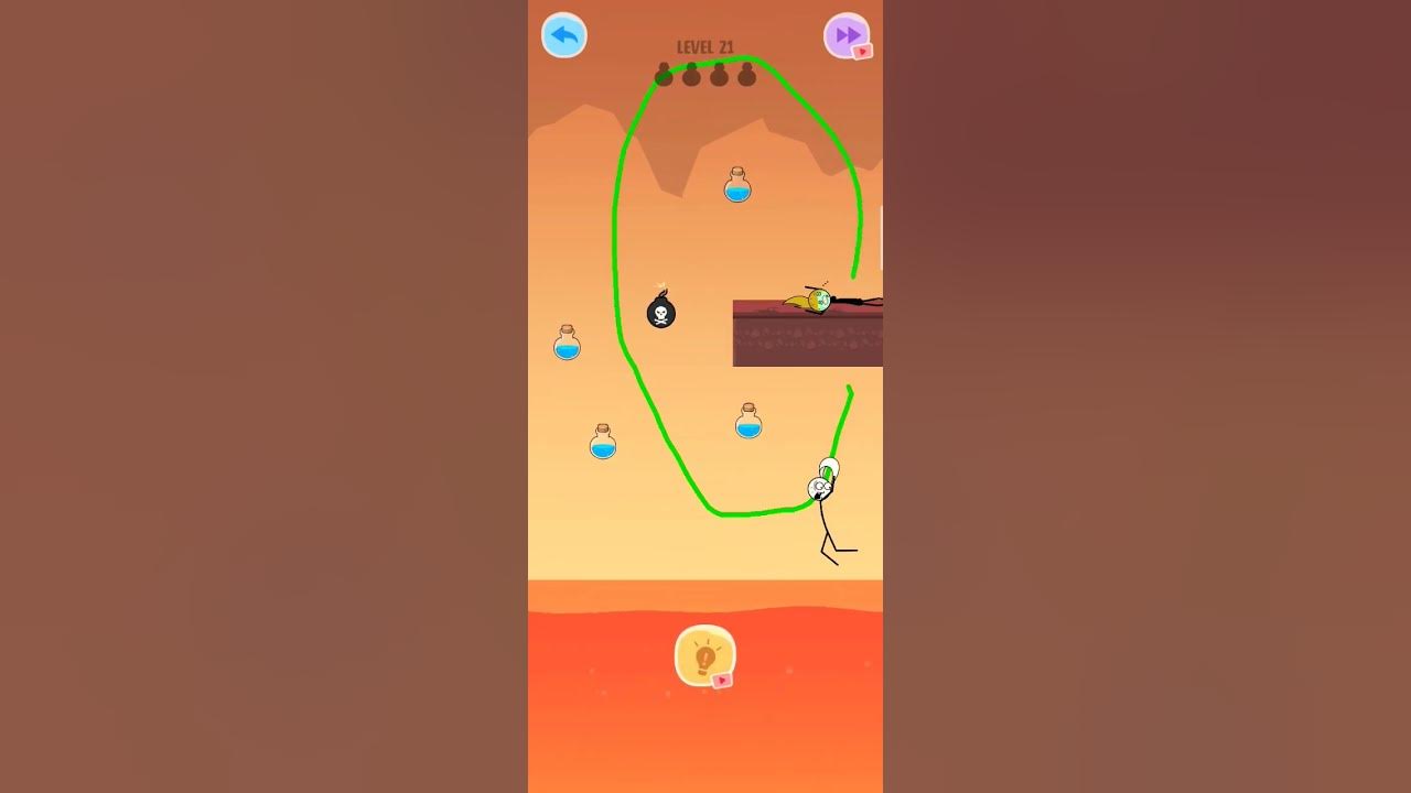 Draw Fly Weegoon All Levels 21 Walkthrough Gameplay Android Mobile