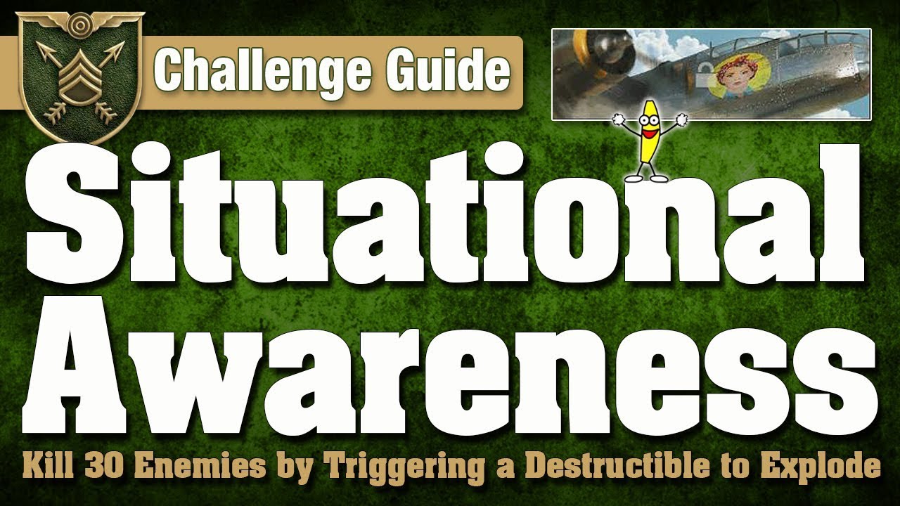 CoD WW2: How To Do The Situational Awareness Challenge (Precision ...