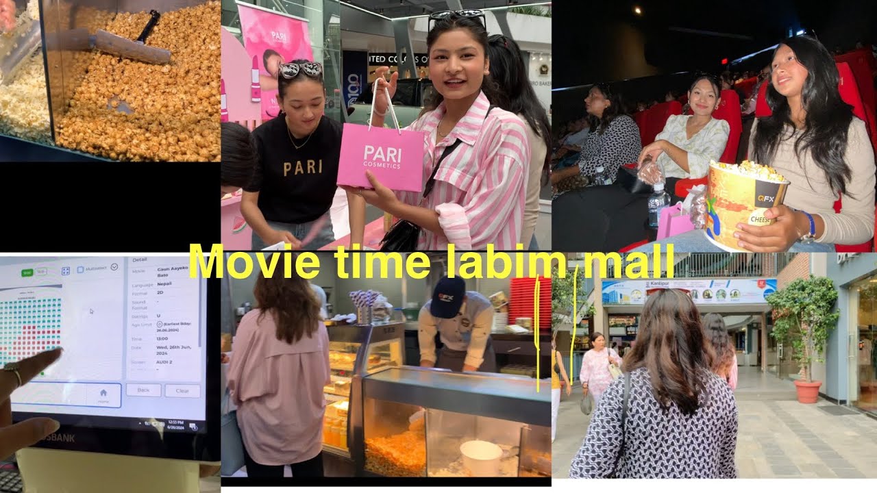 Vlog 9 Labim Mall Qfx cinema || bhaini haru sanga ramailo - YouTube