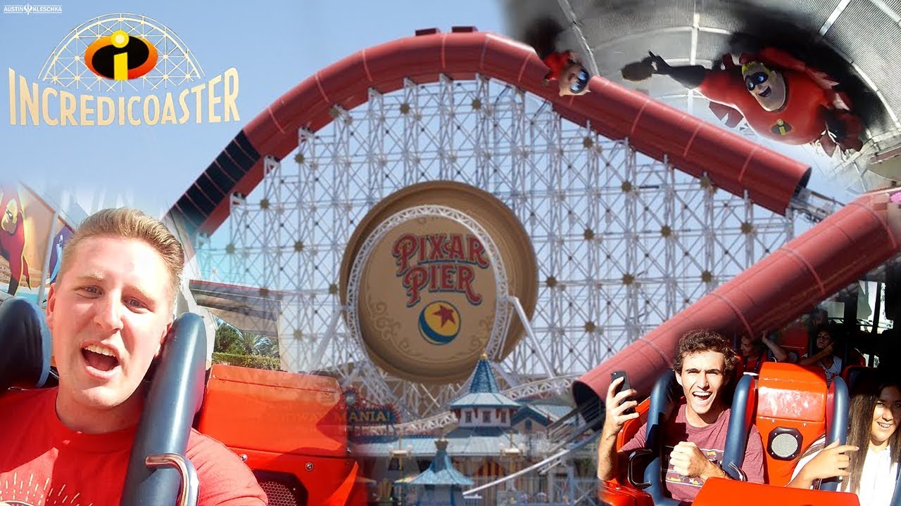 RIDING DISNEY CALIFORNIA ADVENTURE'S NEW INCREDICOASTER FOR THE FIRST ...
