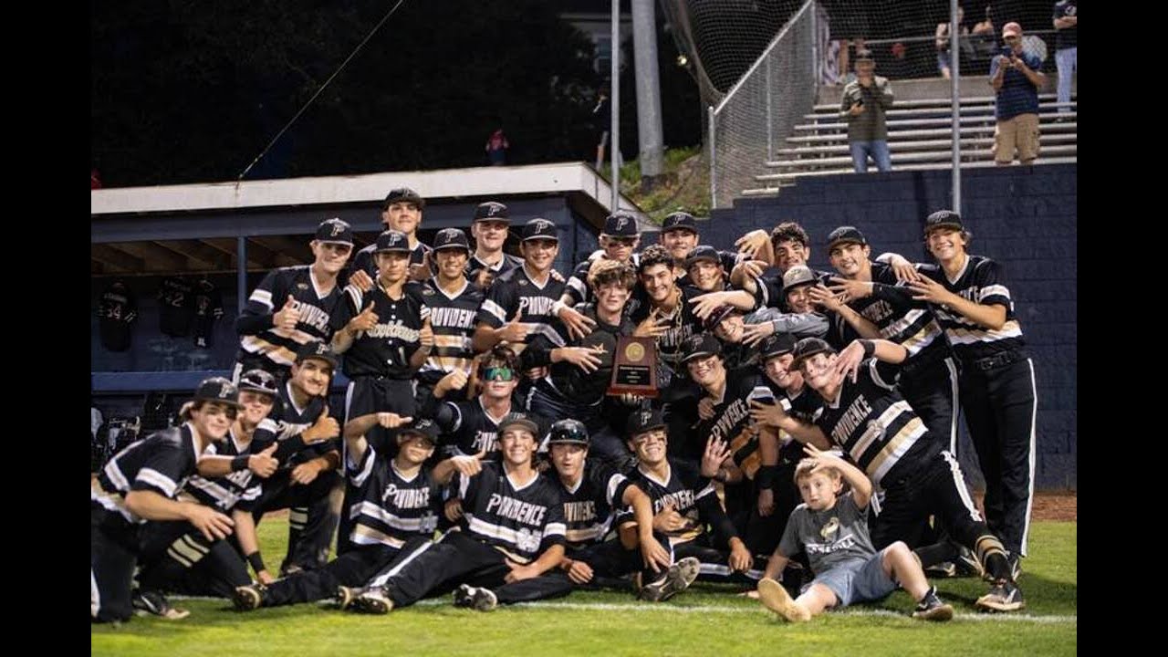 Providence High players react to winning the NC state title - YouTube