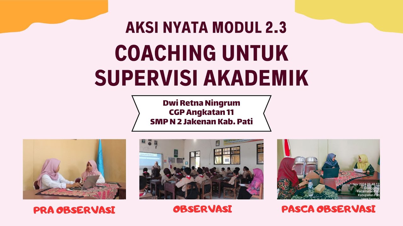 Aksi Nyata Modul 2.3 - Dwi Retna Ningrum - YouTube