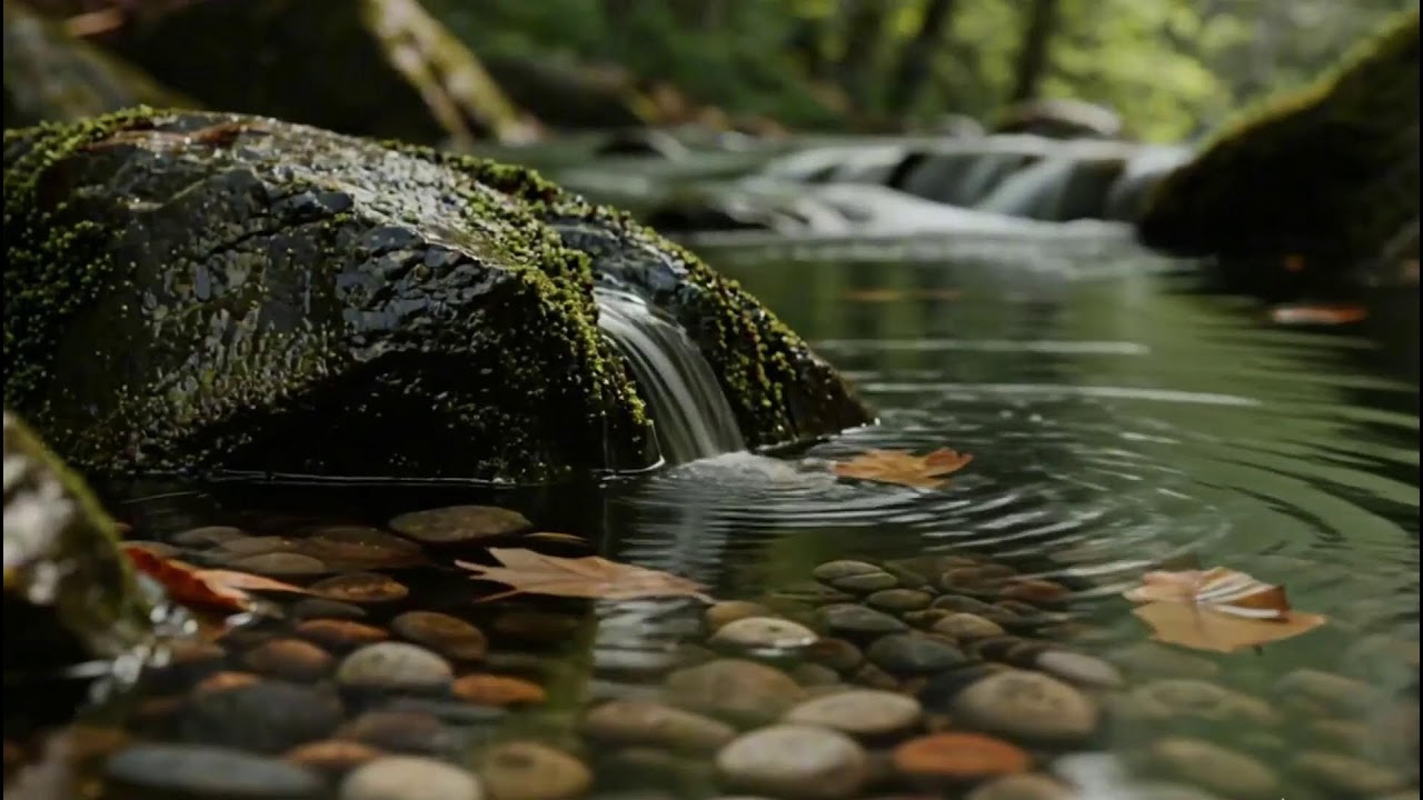 Soft Flowing River | Relaxing Nature Sounds for Stress Relief - YouTube