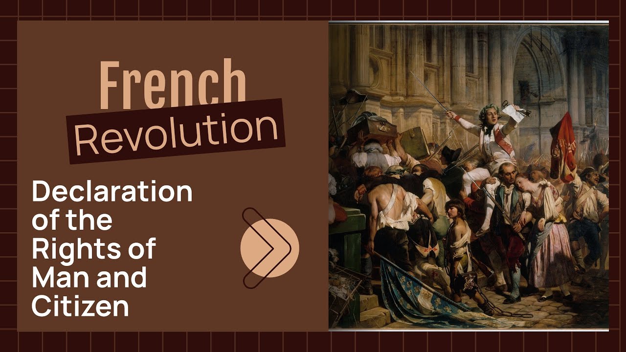 The Declaration of the Rights of Man and Citizen | French Revolution ...