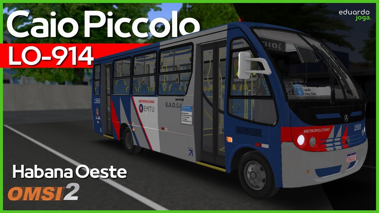 E.A.O.S.A. Caio Piccolo Mercedes Benz LO-914 Mapa Habana Oeste - YouTube