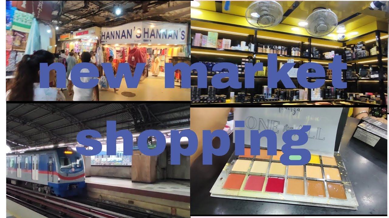 New market shopping 2023|| New market vlog|| New market makeup ...