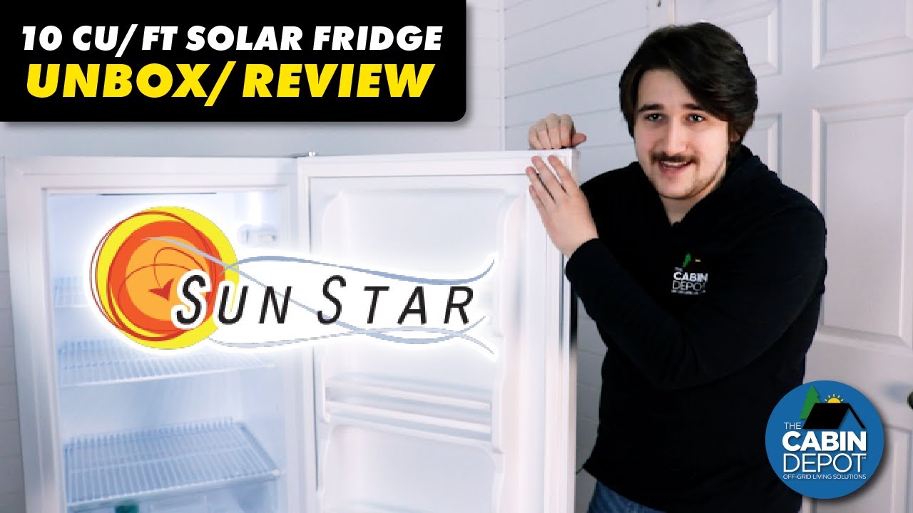 SunStar 10 cu/ft Off-Grid Solar Fridge - Unboxing, Review, Energy Use ...