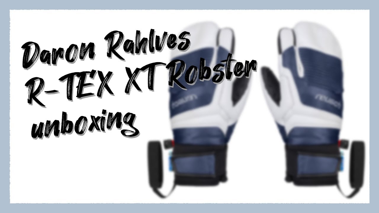 1920 로이쉬 다론 랄버스 롭스터 장갑 언박싱 및 첫느낌 | 1920 Daron Rahlves R-TEX XT Robster ...