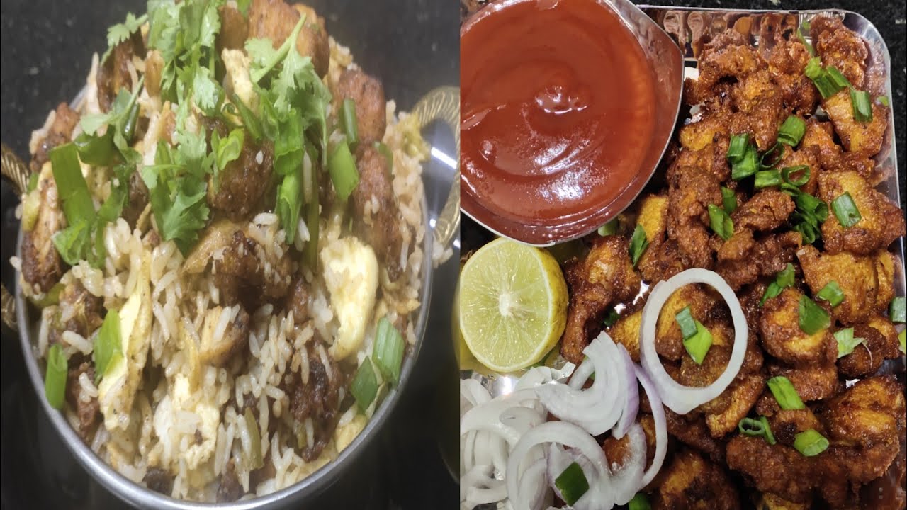 CHICKEN🎉 65+CHICKEN 🎉65 FRIED RICE/చికెన్ 65+చికెన్ 65 ఫ్రైడ్ రైస్,👌🍗🐓🐔 ...