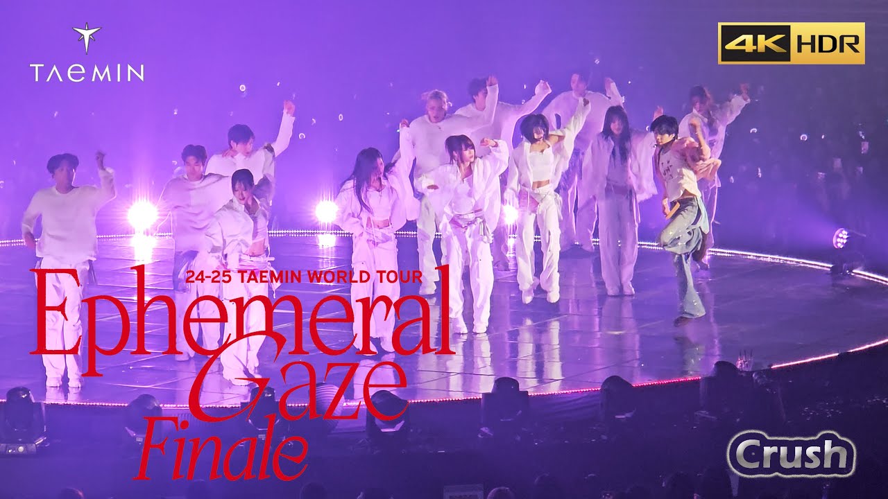 [4K] Crush - TAEMIN 태민 | Ephemeral Gaze Finale | D2 | 250407 - YouTube