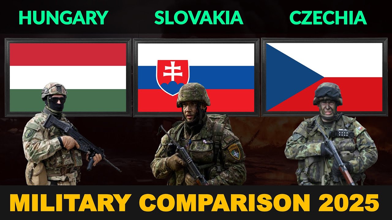 Hungary vs Slovakia vs Czechia Military Power Comparison 2025 - YouTube